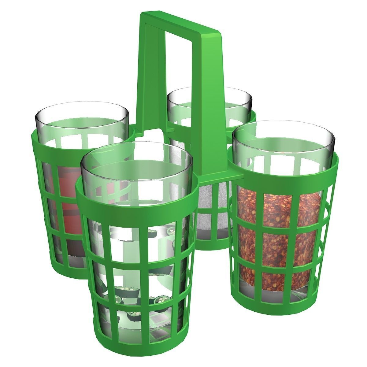 The Condiments 3D model | CGTrader