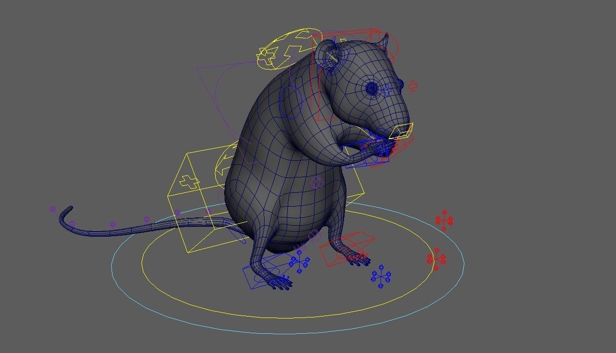 3D Realistic Rat Model with RIG 3D model | CGTrader