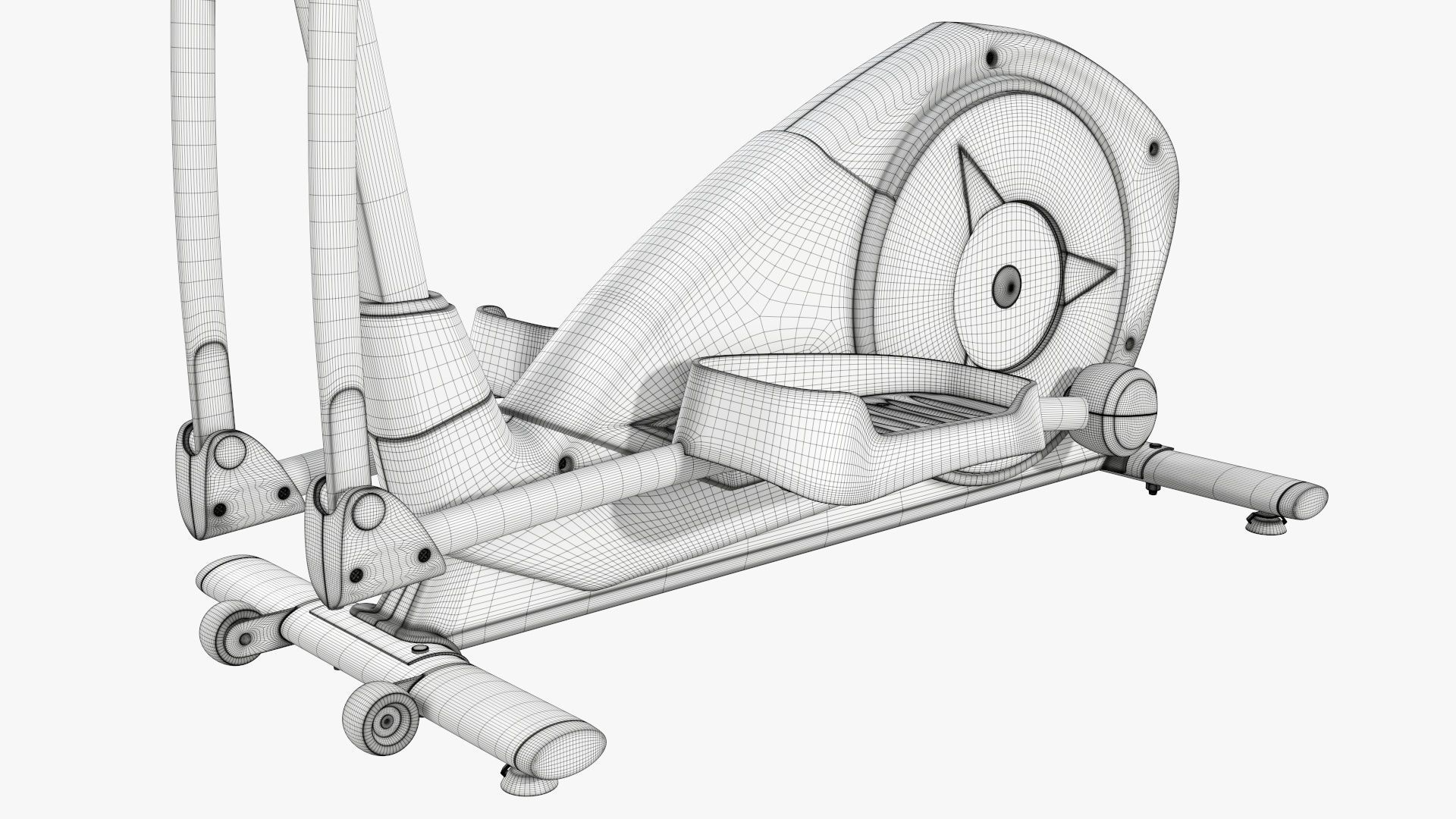 Fitness cross trainer elliptical 3D model | CGTrader