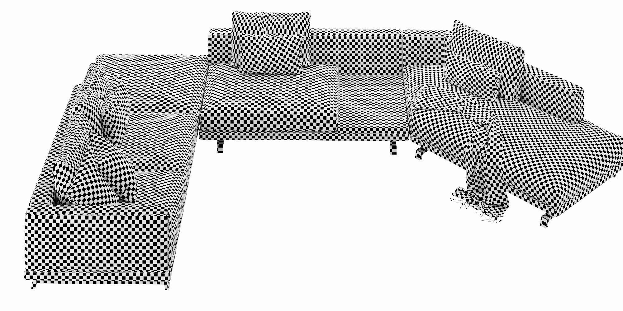 Molteni C Octave sectional 2 3D model | CGTrader
