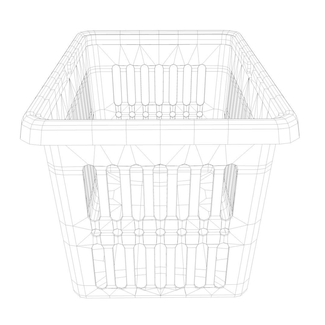 Plastic Basket 3D model | CGTrader