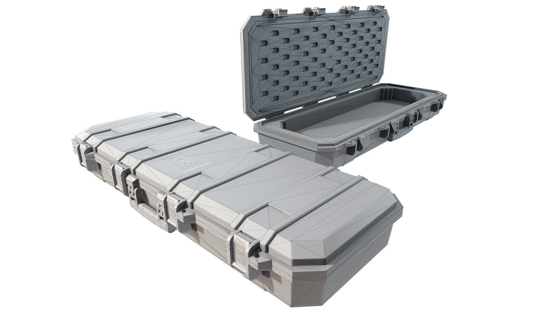 3D model Gun Case and Lock VR / AR / low-poly | CGTrader