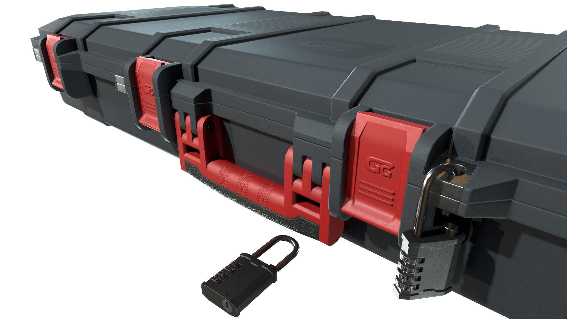 3D model Gun Case and Lock VR / AR / low-poly | CGTrader