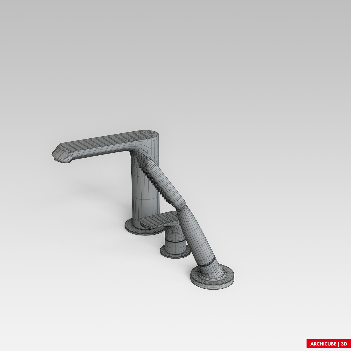 Bath Tap 3D model | CGTrader