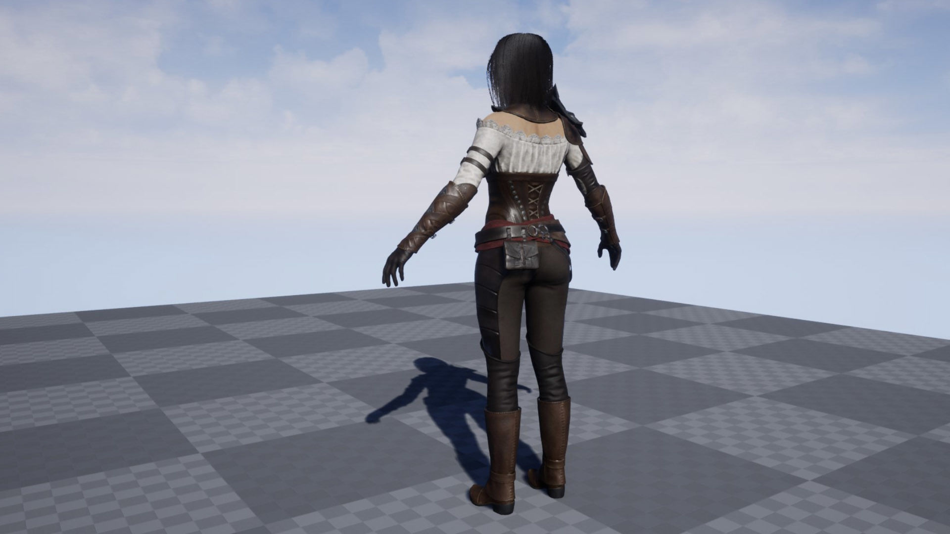 3D model Caroline VR / AR / low-poly | CGTrader