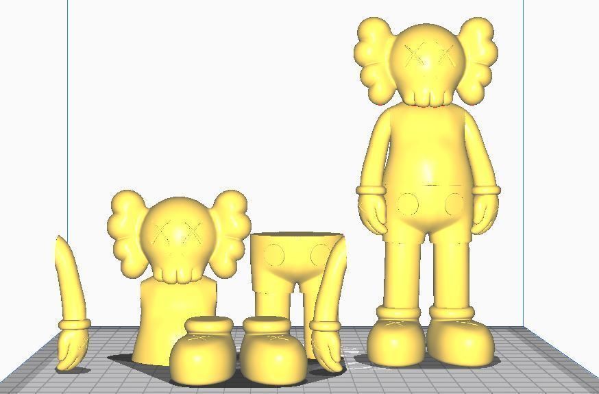 KAWS Companion 3D model 3D printable | CGTrader