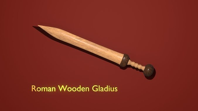 3D model Roman Wooden Gladius VR / AR / low-poly | CGTrader