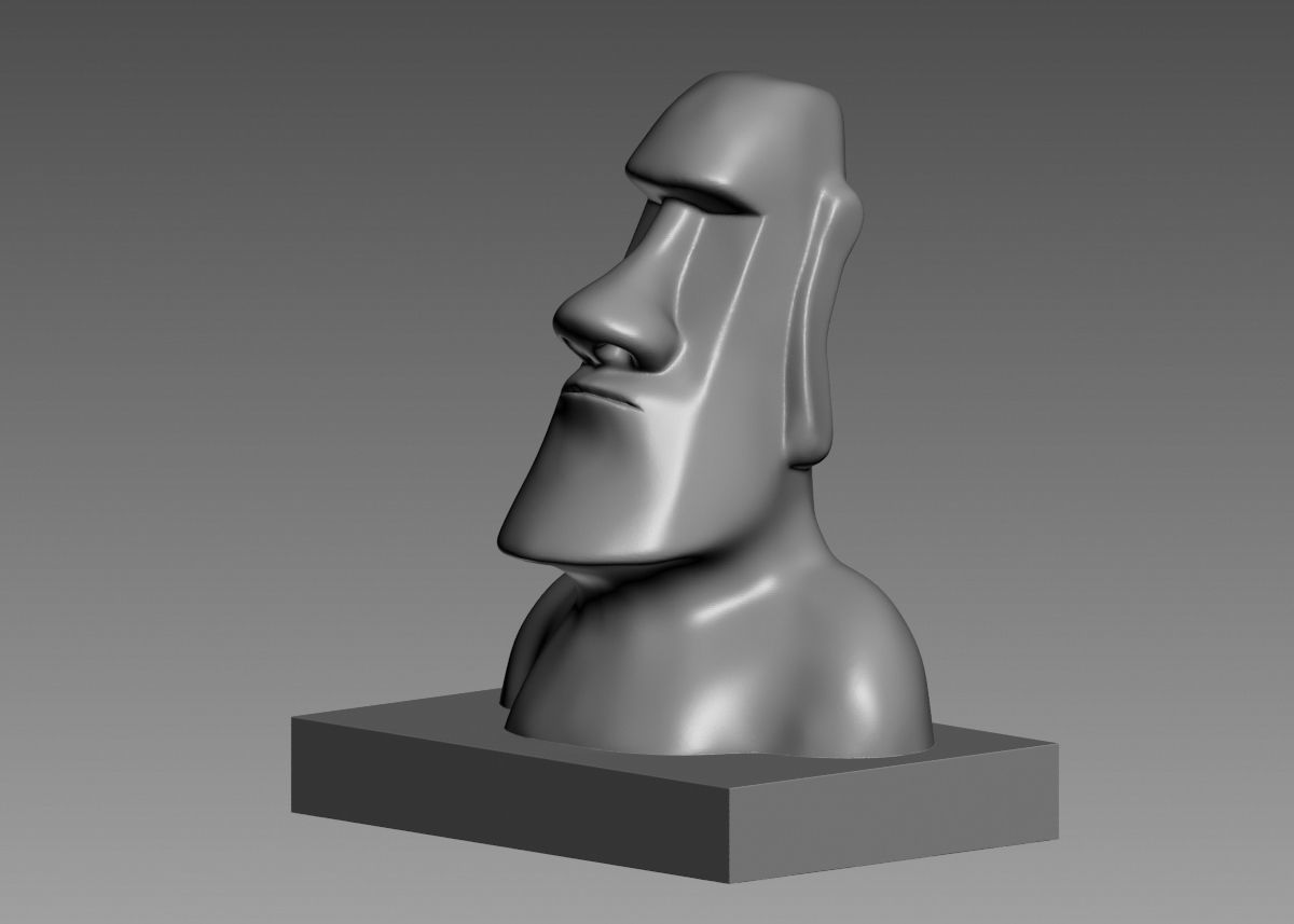 Moai 3d Print Model 3D model 3D printable | CGTrader