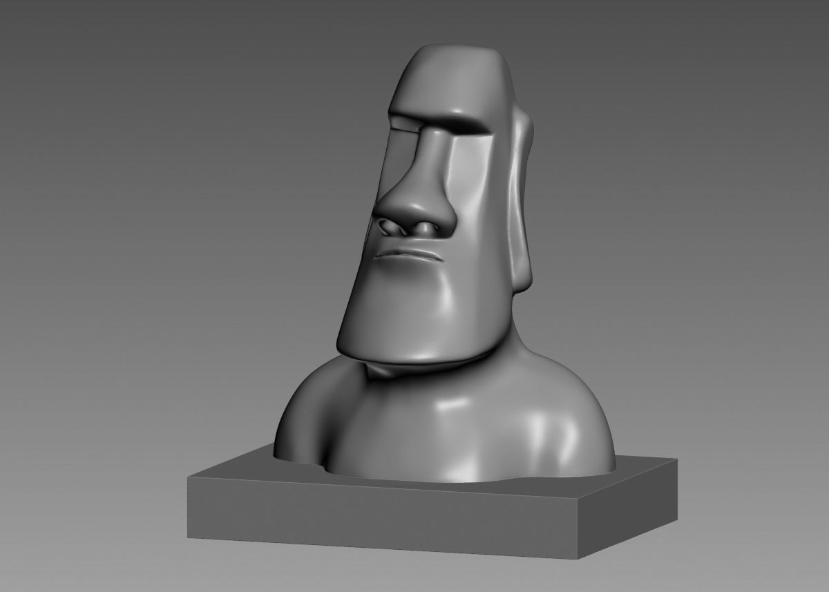 Moai 3d Print Model 3D model 3D printable | CGTrader