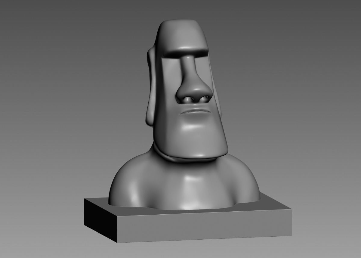 Moai 3d Print Model 3D model 3D printable | CGTrader