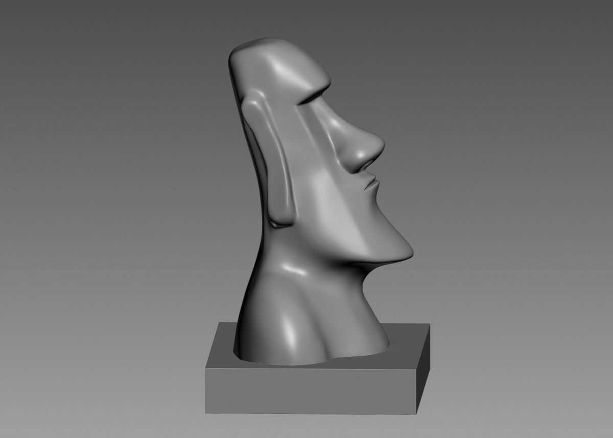 Moai 3d Print Model 3D model 3D printable | CGTrader