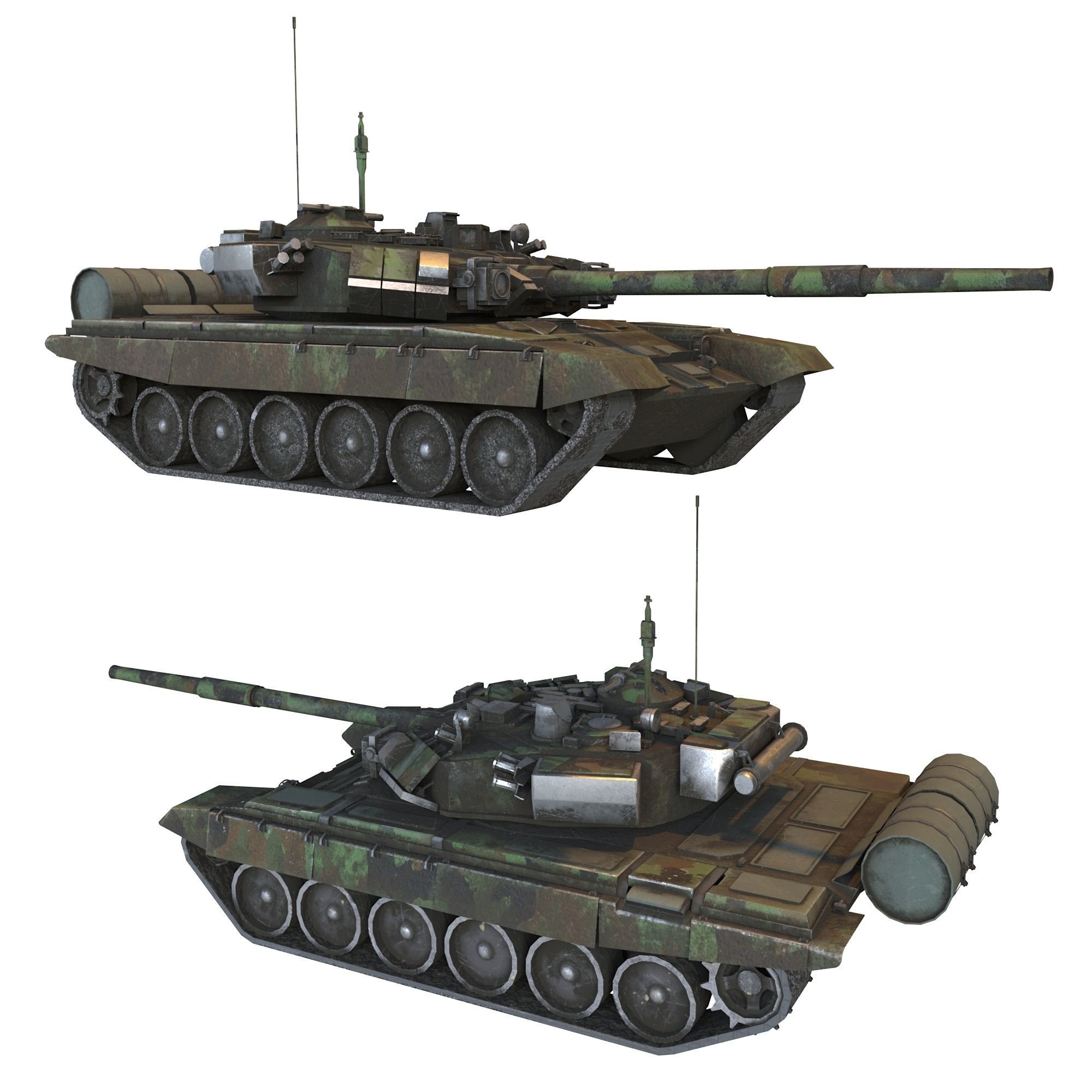 3D model Tank 3d model T90 T34 VR / AR / low-poly | CGTrader