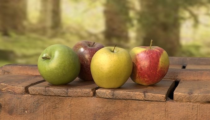 Apple 4 Pack Collection | CGTrader