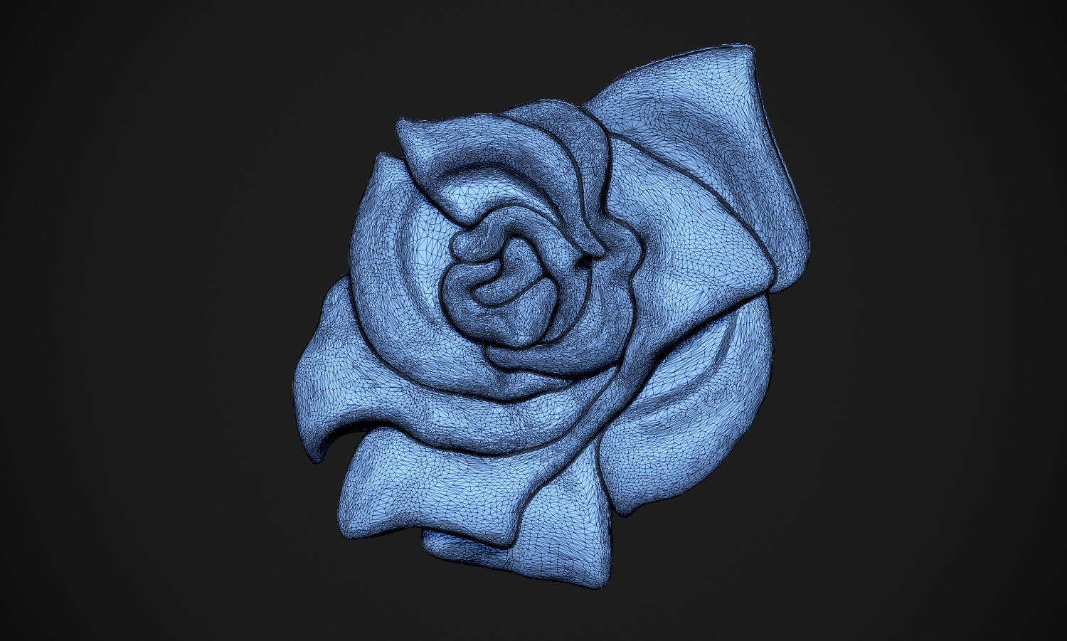 Rose head 3D model 3D printable | CGTrader