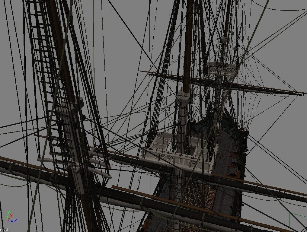USS Constitution 3D model | CGTrader