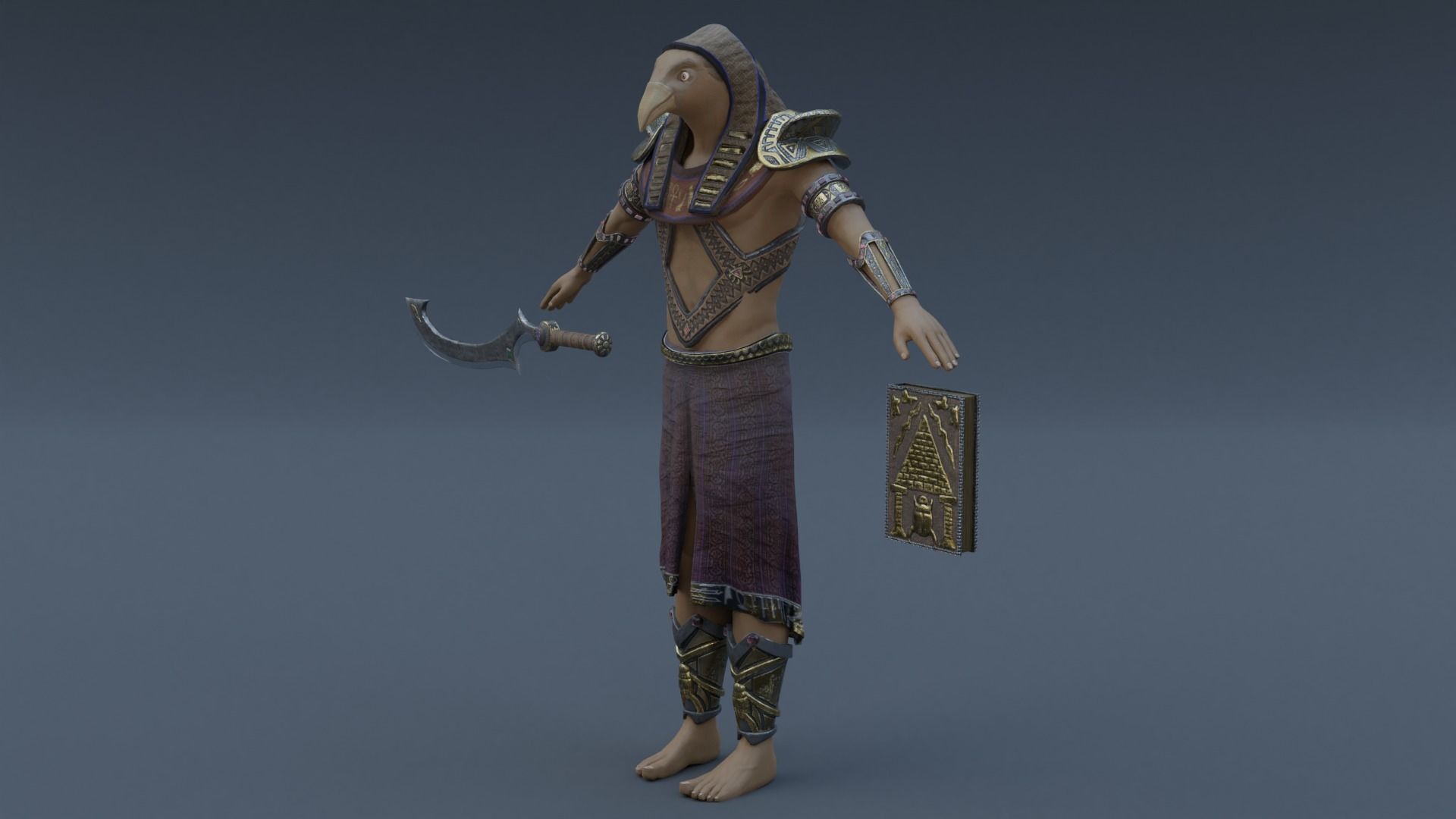 3D model God Horus VR / AR / low-poly | CGTrader