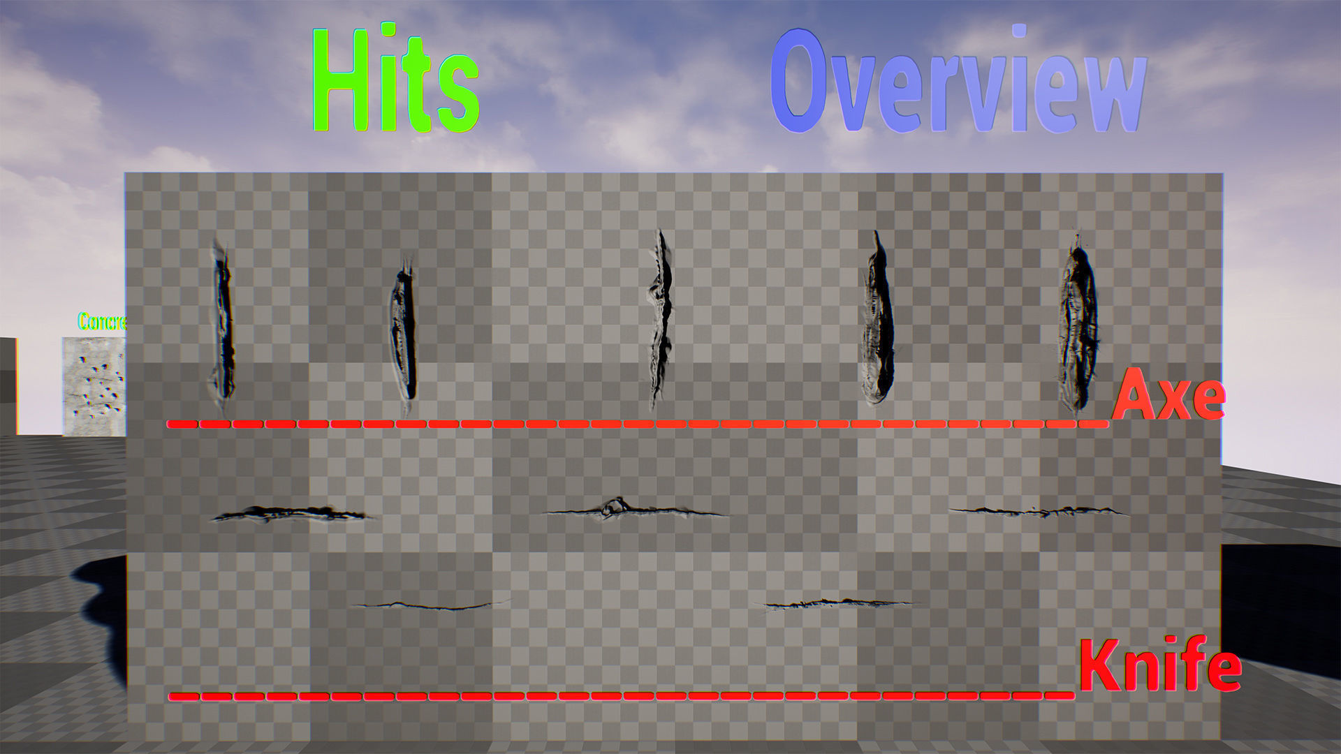 Bullet Hole Decals Texture | CGTrader