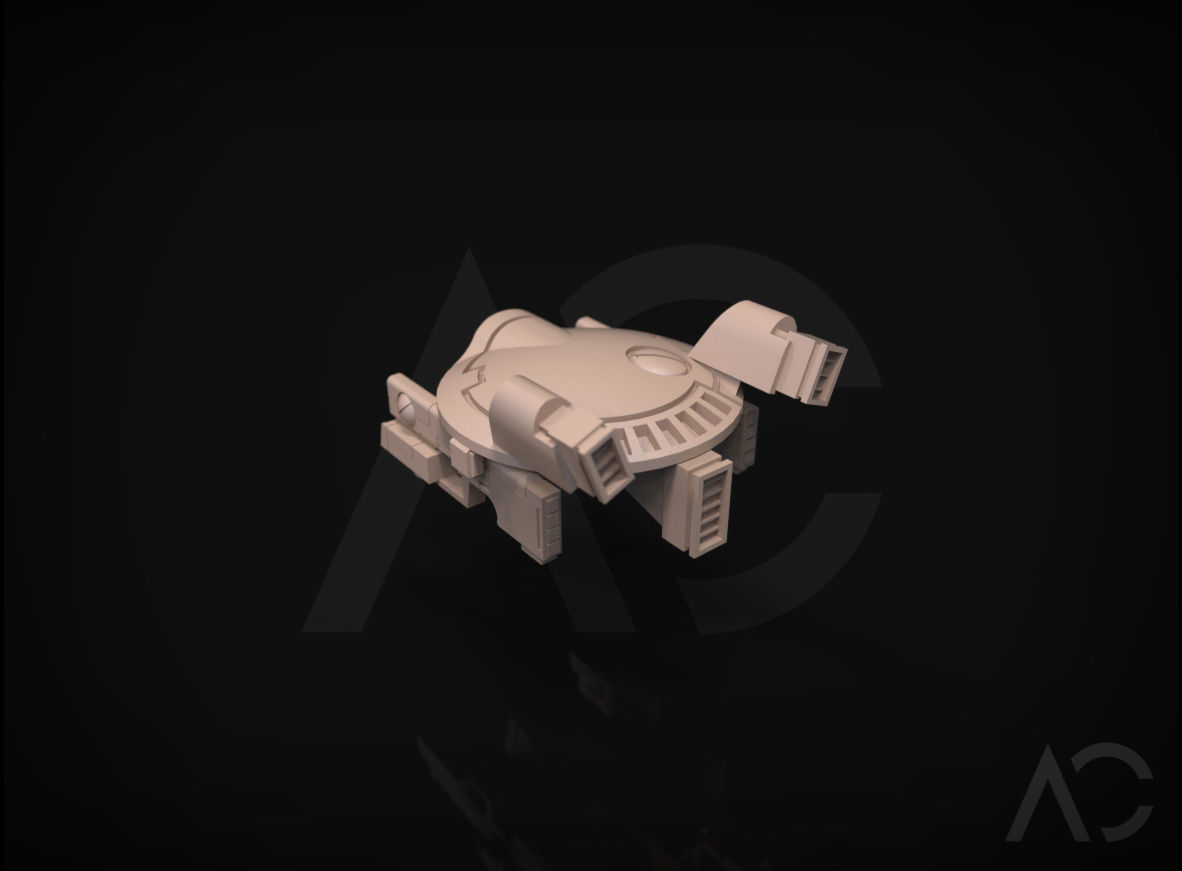 Gun Drone AC free 3D model 3D printable | CGTrader