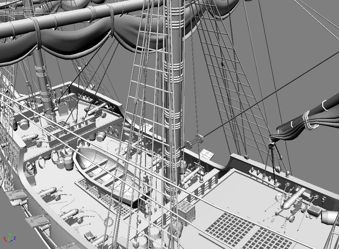 Golden Hind 3D model | CGTrader