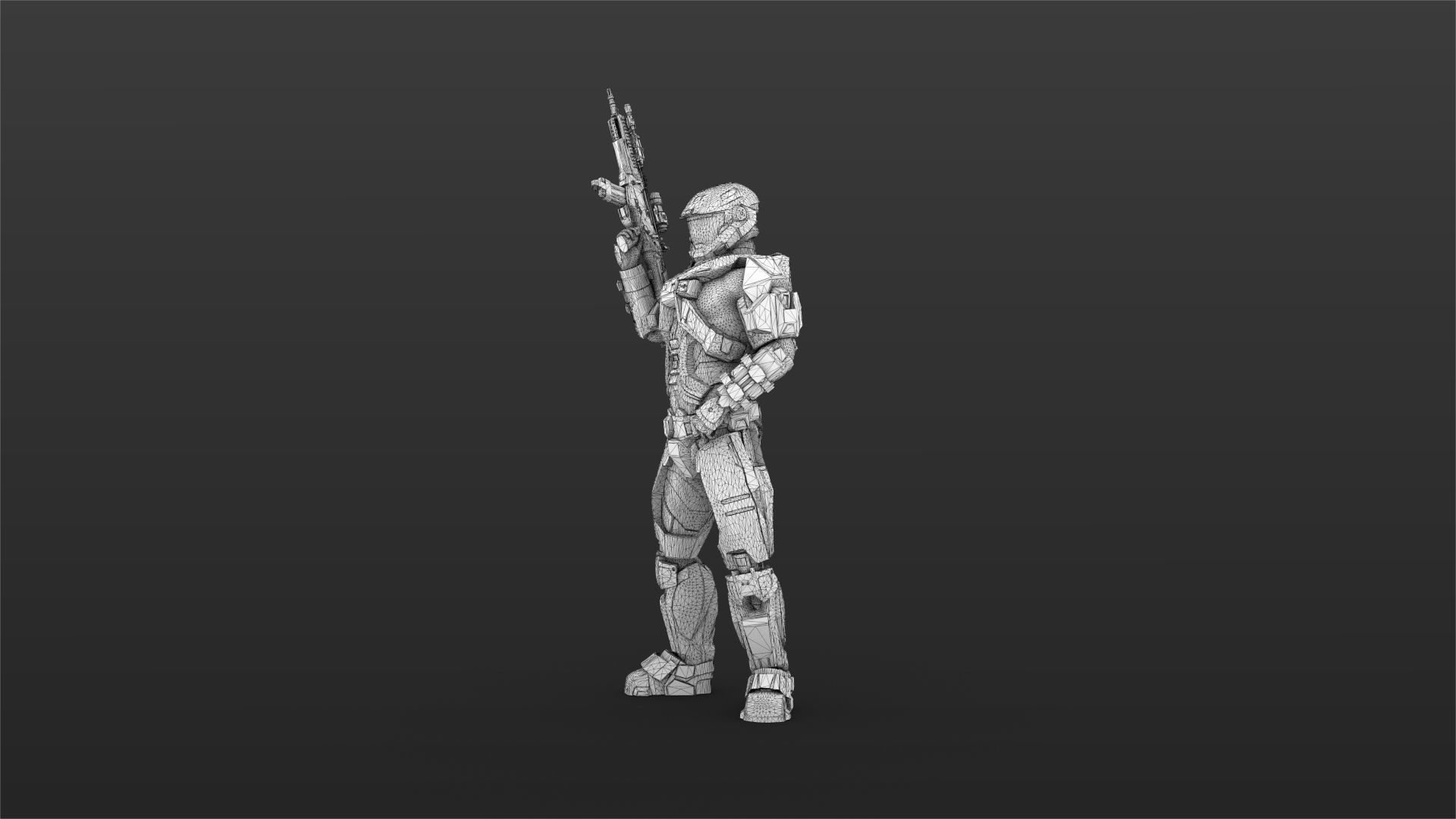 Halo Spartan IV Figure Set 01 3D model 3D printable | CGTrader