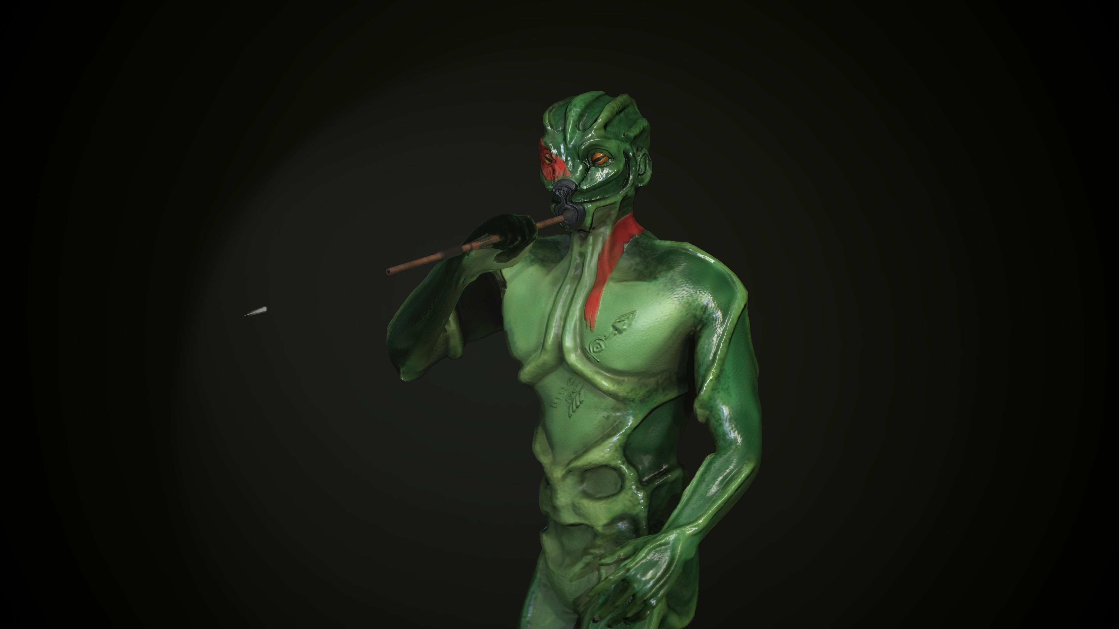 3D model Alien aboriginal VR / AR / low-poly rigged | CGTrader