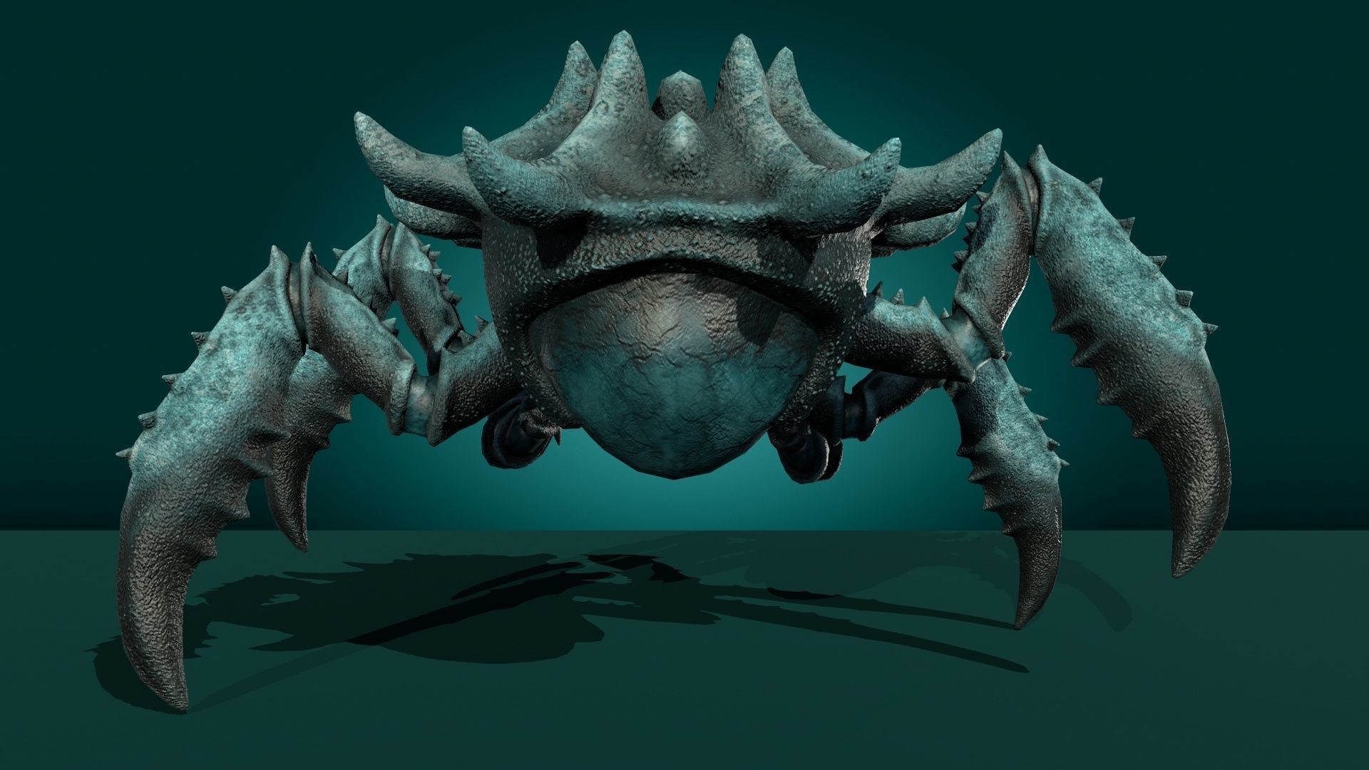 3D model Giant Crab Monster VR / AR / low-poly rigged animated | CGTrader