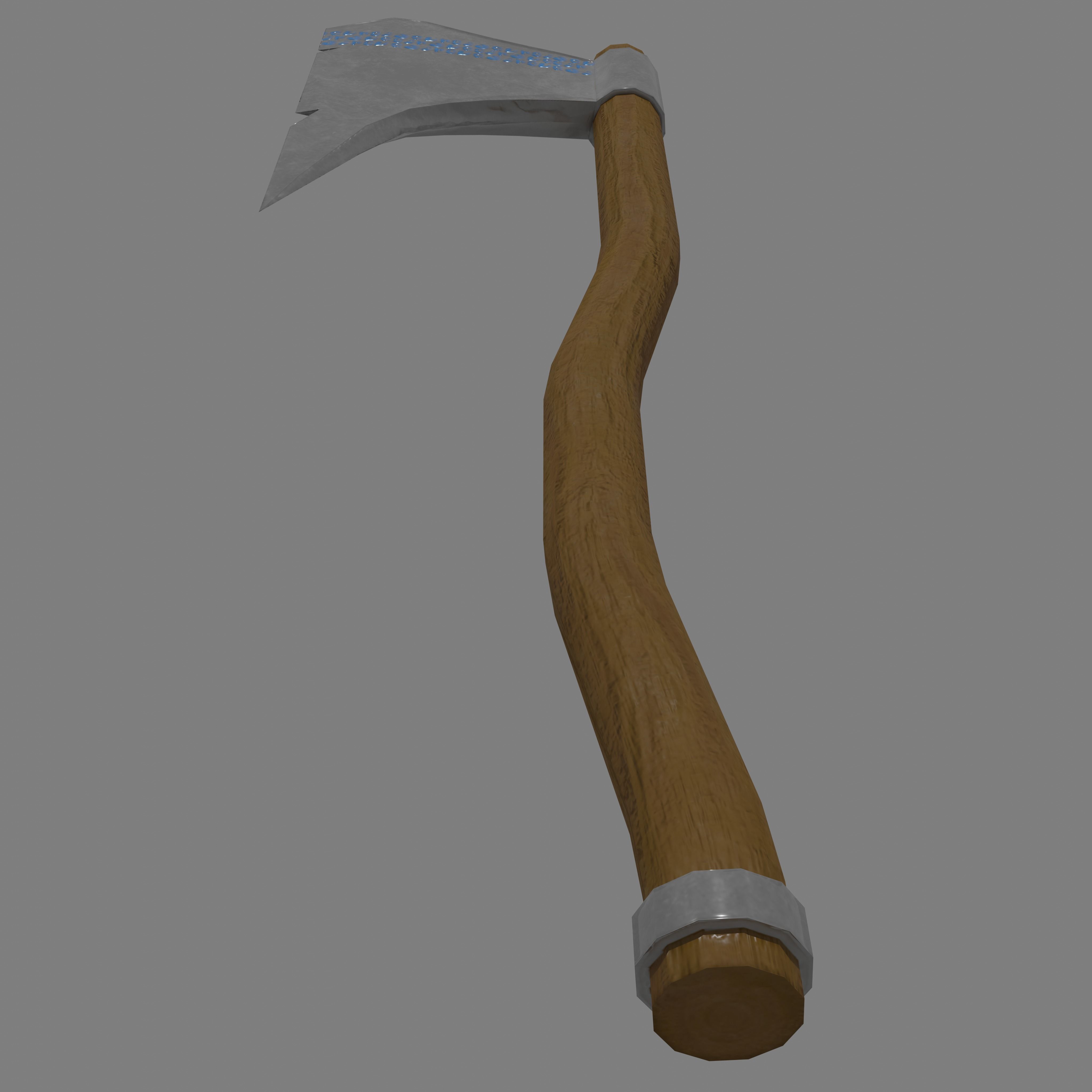 Stylized low-poly axe 3D model free VR / AR / low-poly 3D model | CGTrader