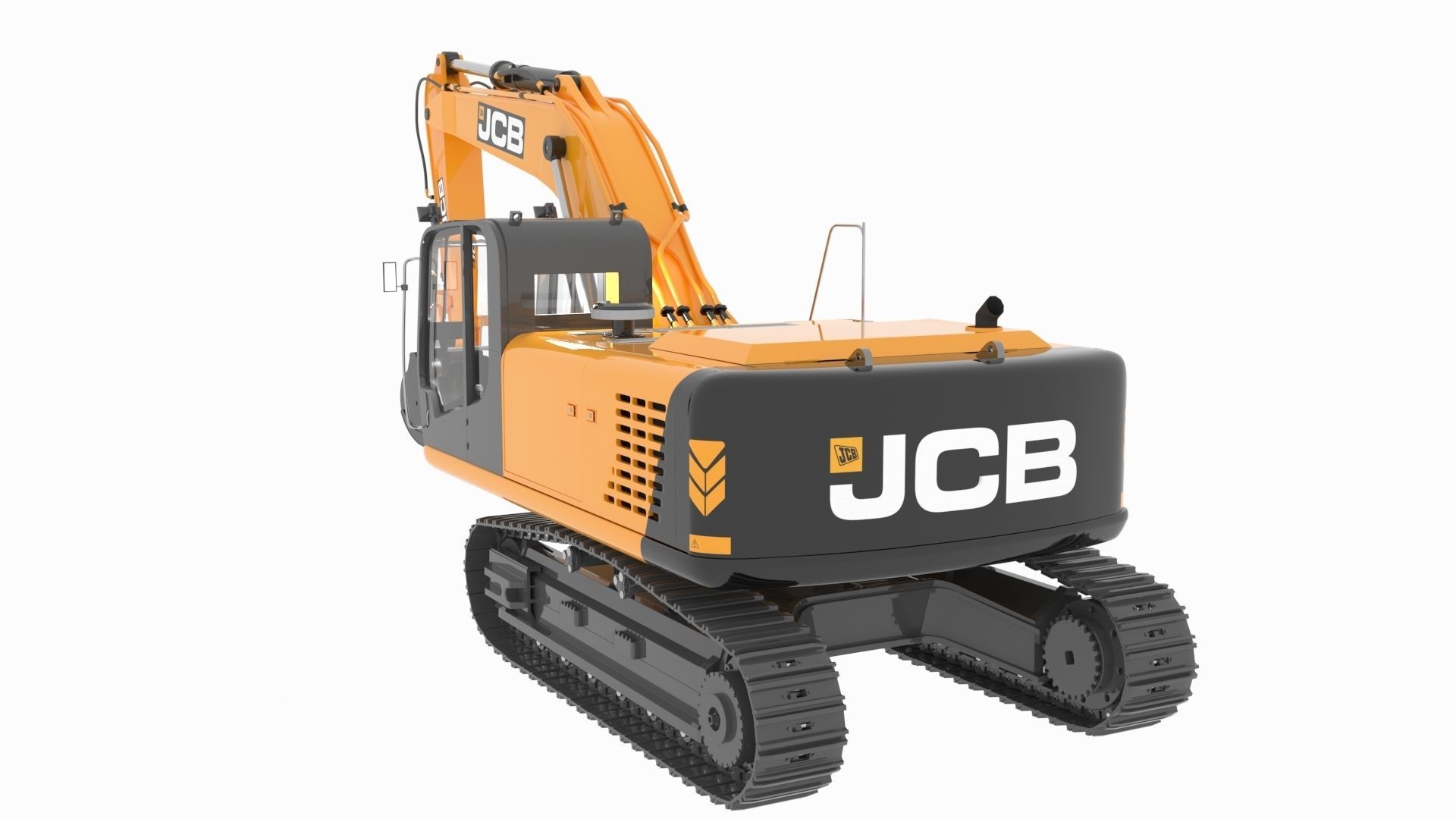 JCB js205 sc lc hydraulic excavator 3D model | CGTrader