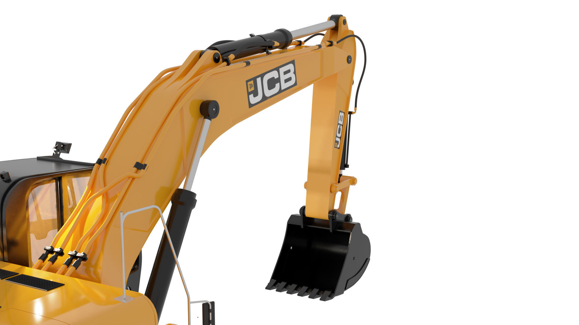 JCB js205 sc lc hydraulic excavator 3D model | CGTrader