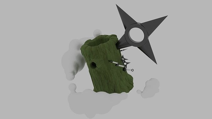 naruto wood ninja dodge free VR / AR / low-poly 3D model | CGTrader