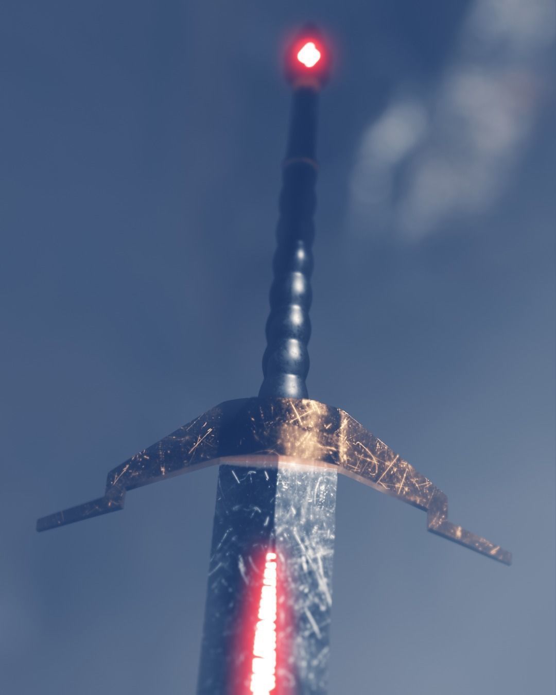 Blender Fast Track Sword In Stone free 3D model animated | CGTrader