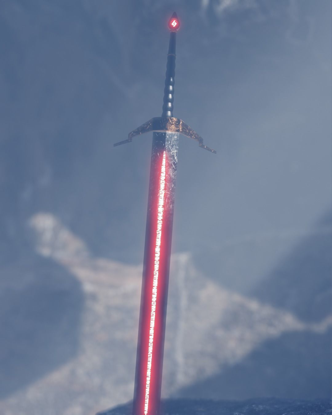 Blender Fast Track Sword In Stone free 3D model animated | CGTrader