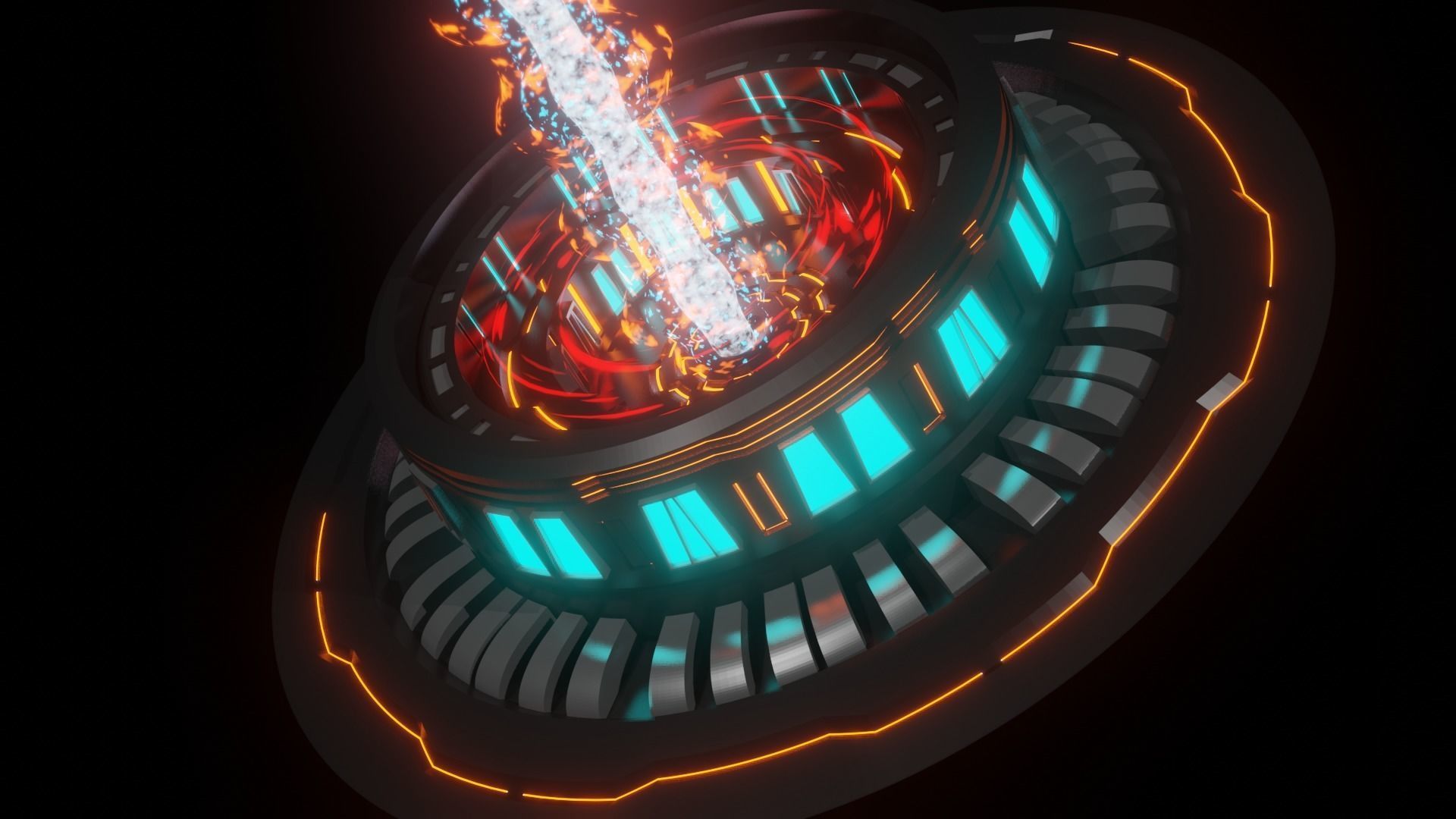 3D model Sci-fi Rocket Engine VR / AR / low-poly | CGTrader