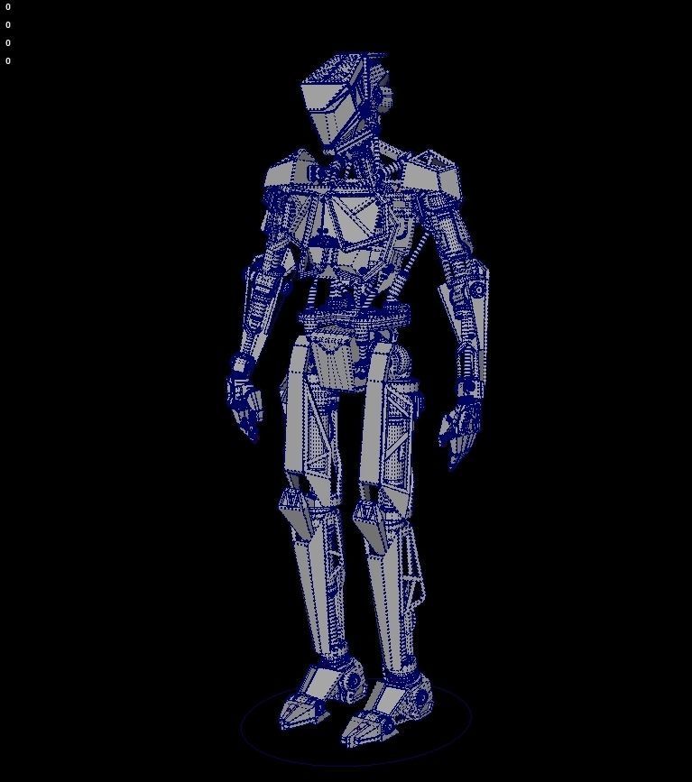 Robot rigged 3D model rigged | CGTrader
