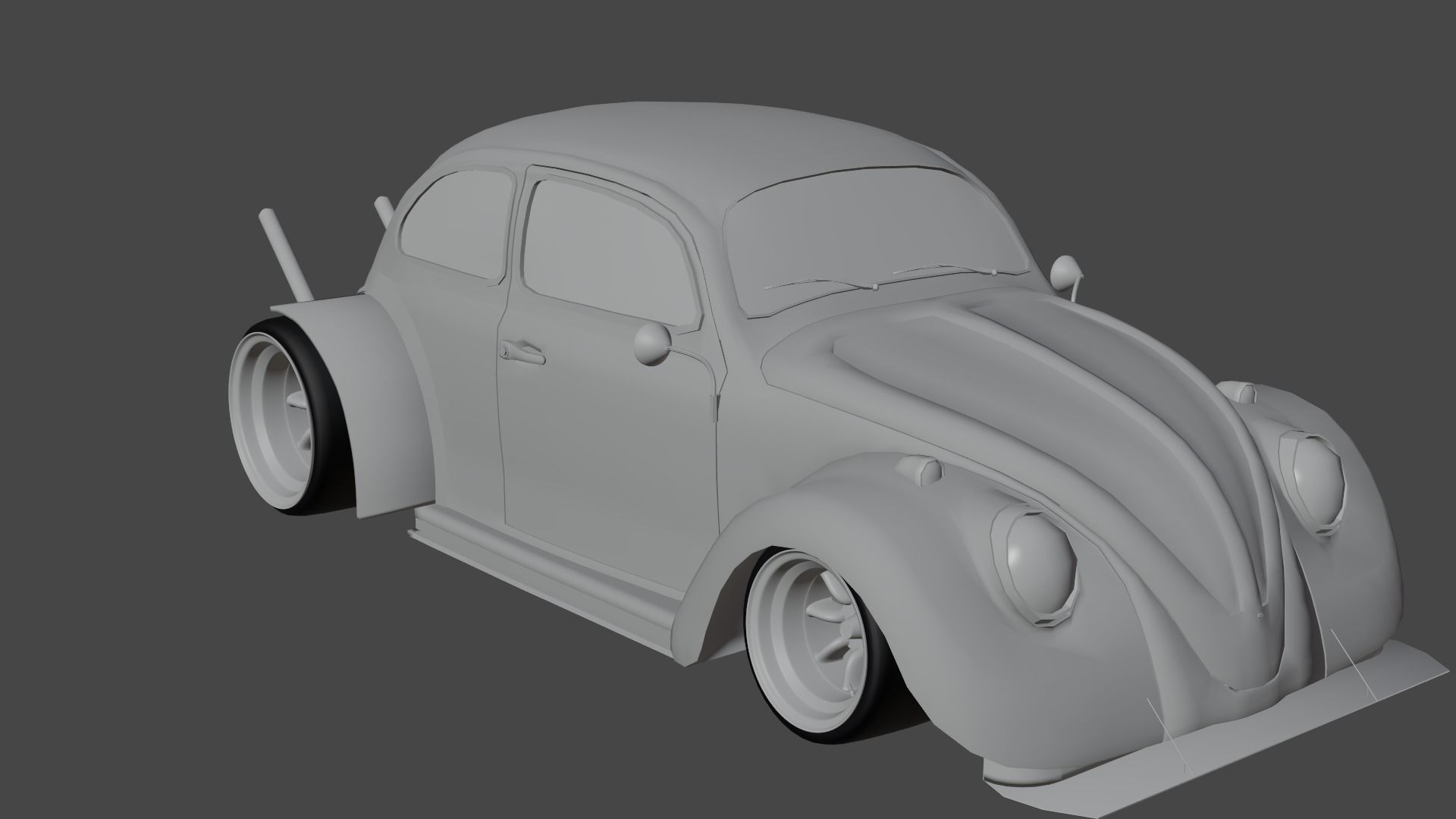 VW Beetles Bosozoku Style 3D model | CGTrader