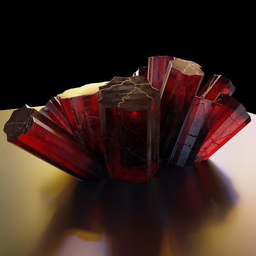 Crystal Formation 3D model | CGTrader