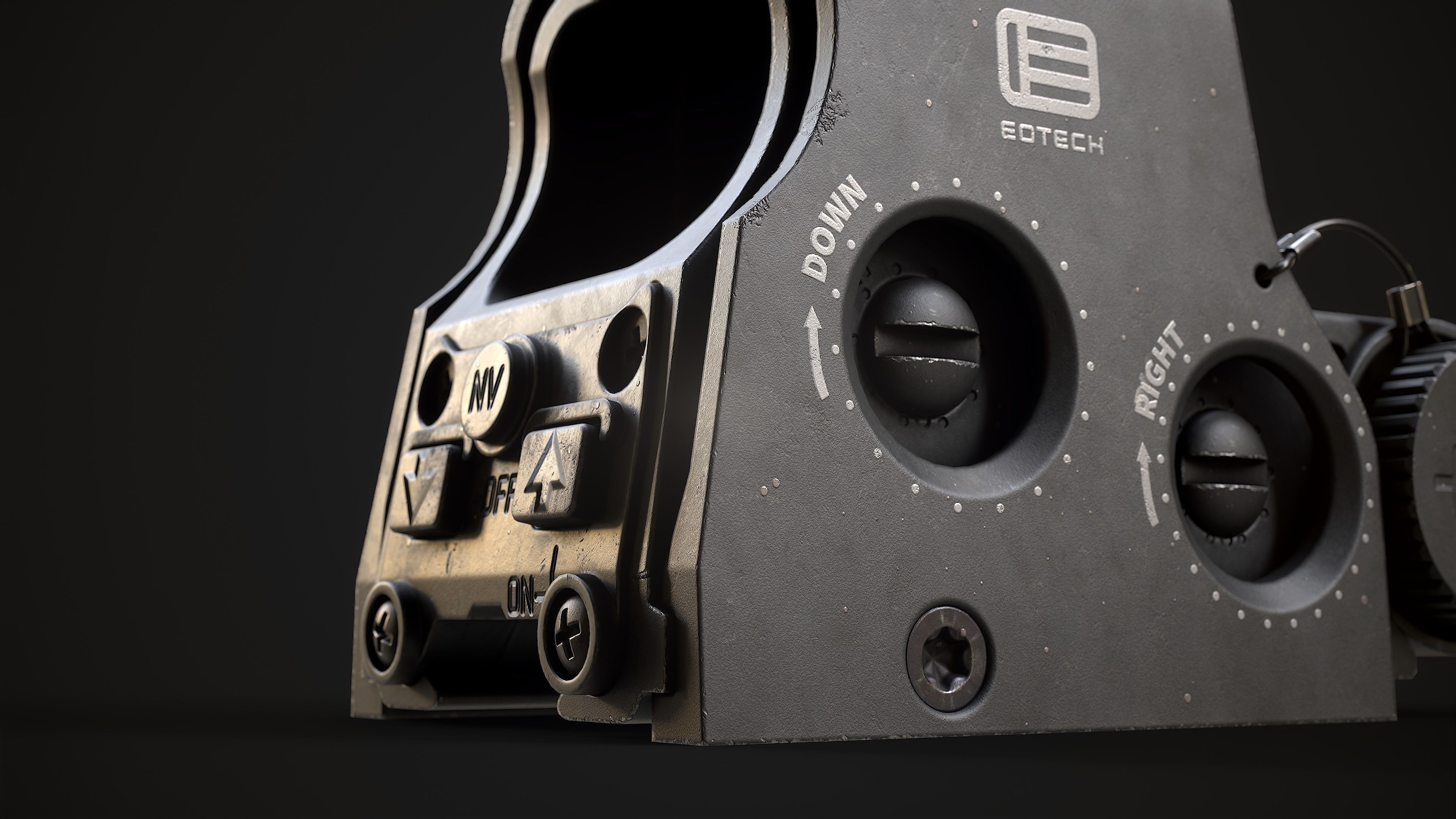 3D model EOTECH HWS XPS3 HOLOGRAPHIC SIGHT VR / AR / low-poly | CGTrader