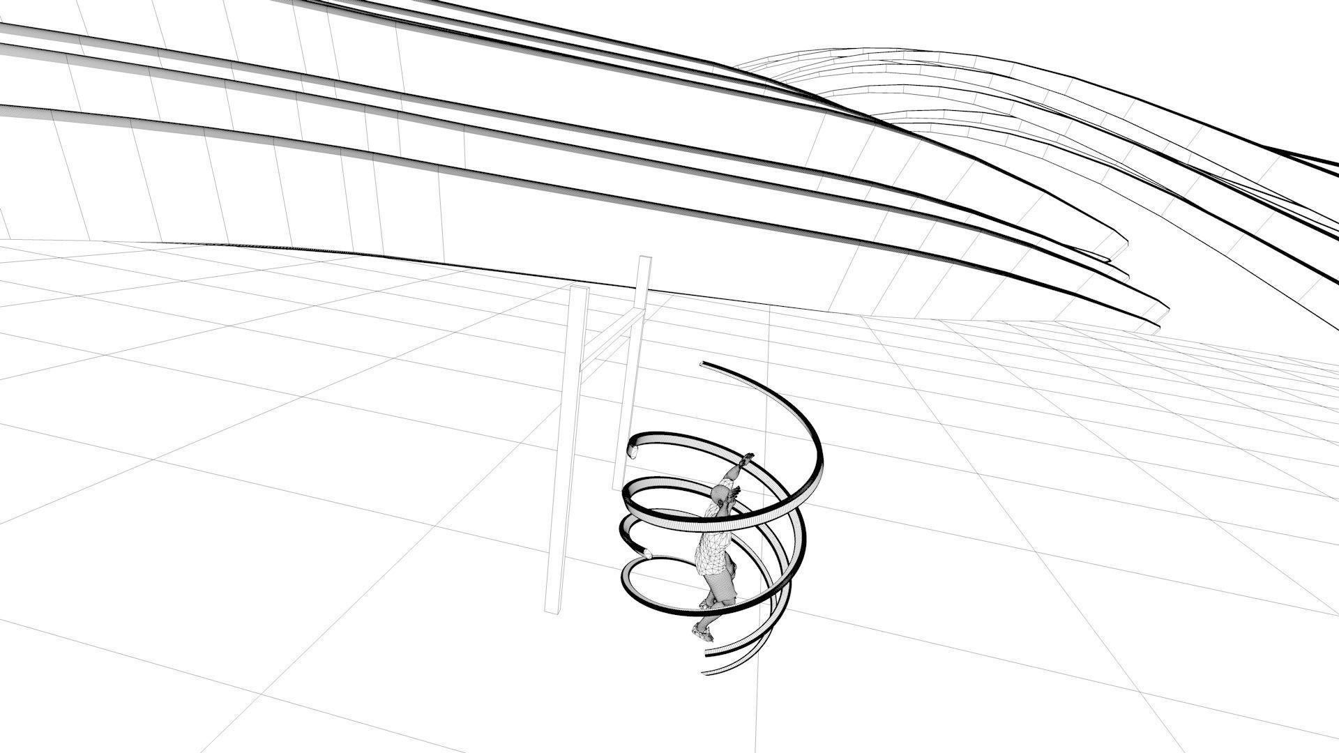 Athletics Ident Cinema 4D 3D model animated | CGTrader