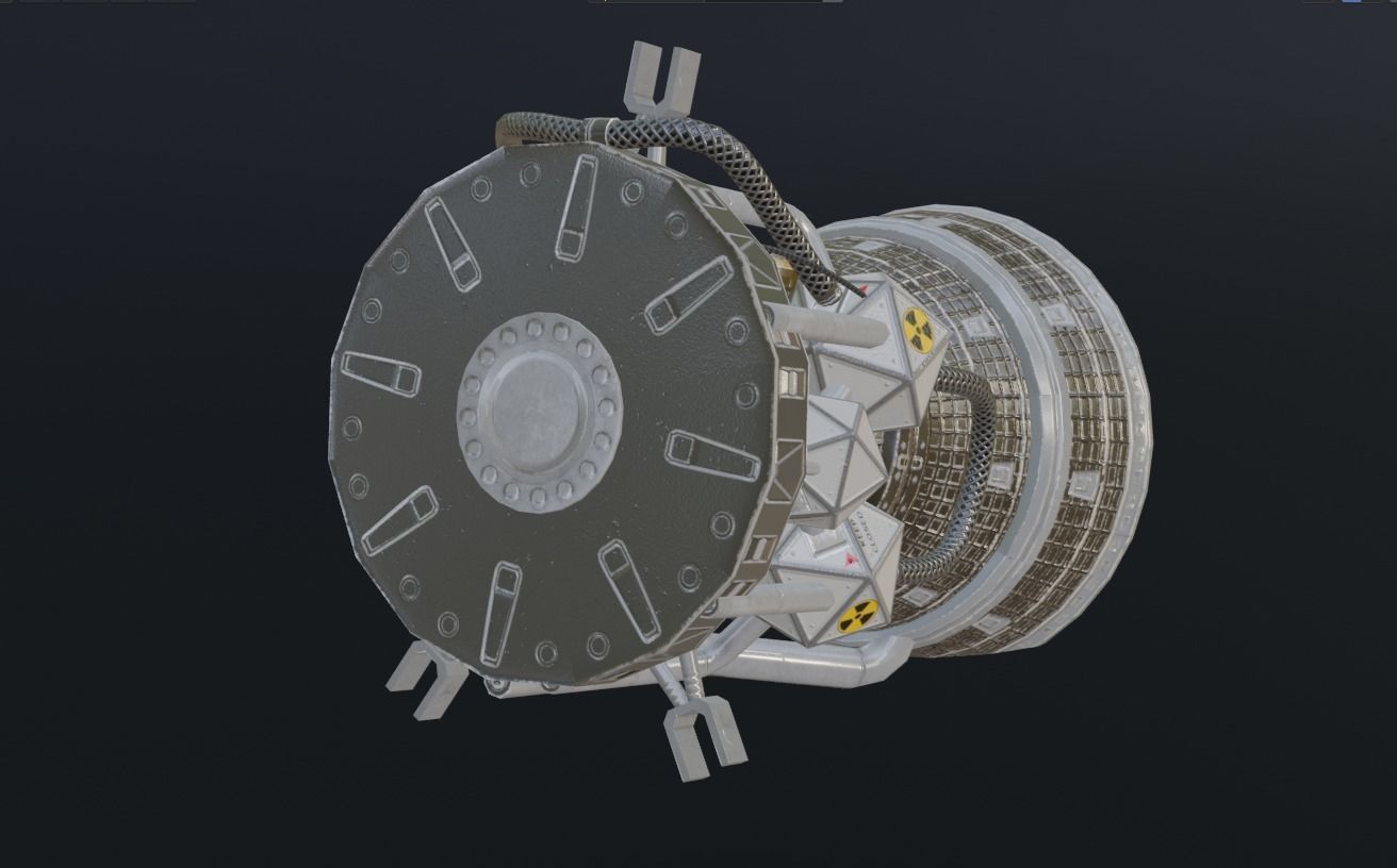 3D model Photorealistic Rocket Engine VR / AR / low-poly | CGTrader