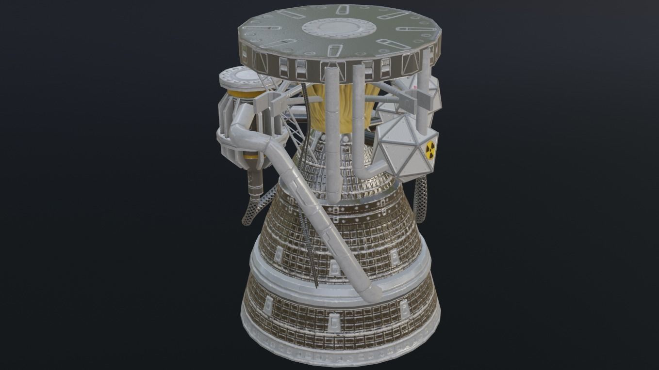 3D model Photorealistic Rocket Engine VR / AR / low-poly | CGTrader