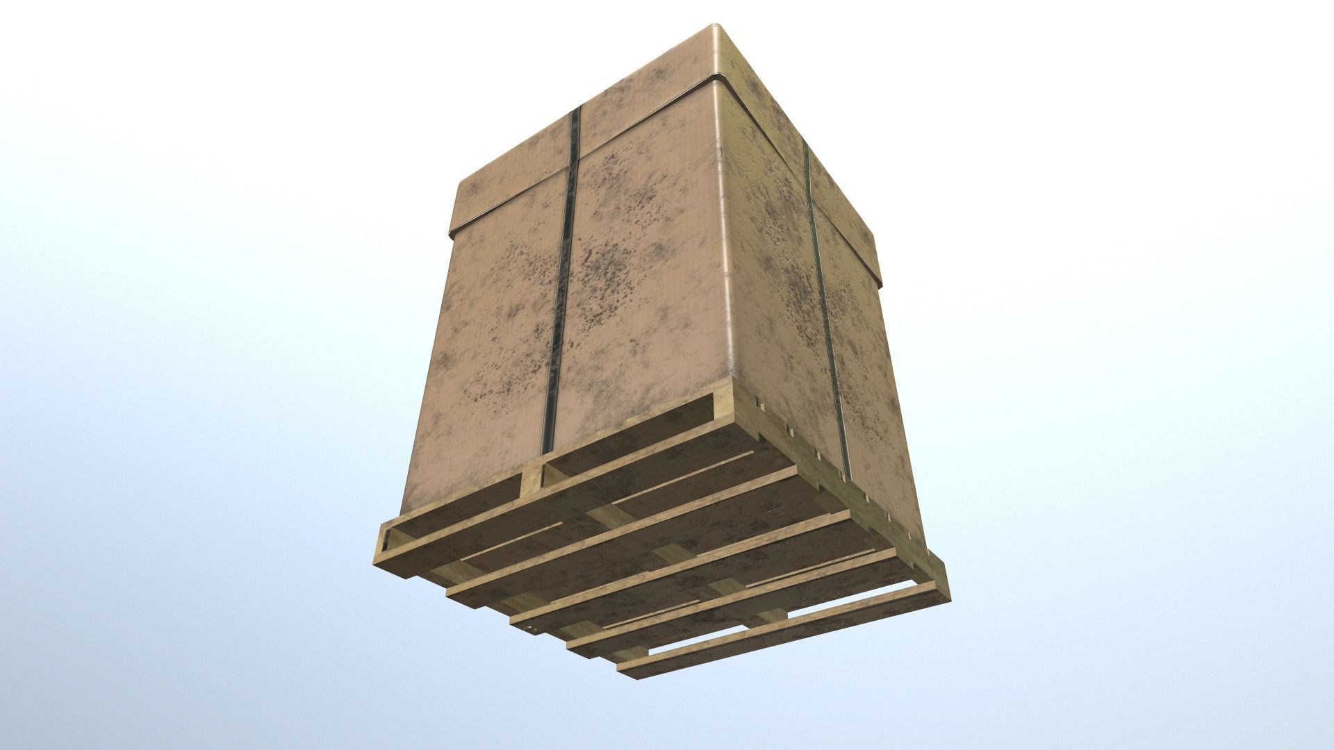 3D model Palette Stack 3d Model - Low Poly VR / AR / low-poly | CGTrader