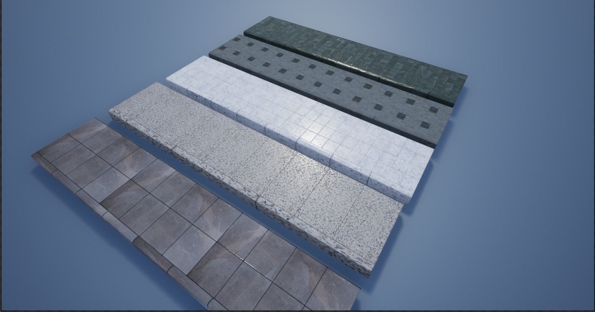 PBR Modular Lowpoly Pavement Mega Pack 3D Model Collection | CGTrader