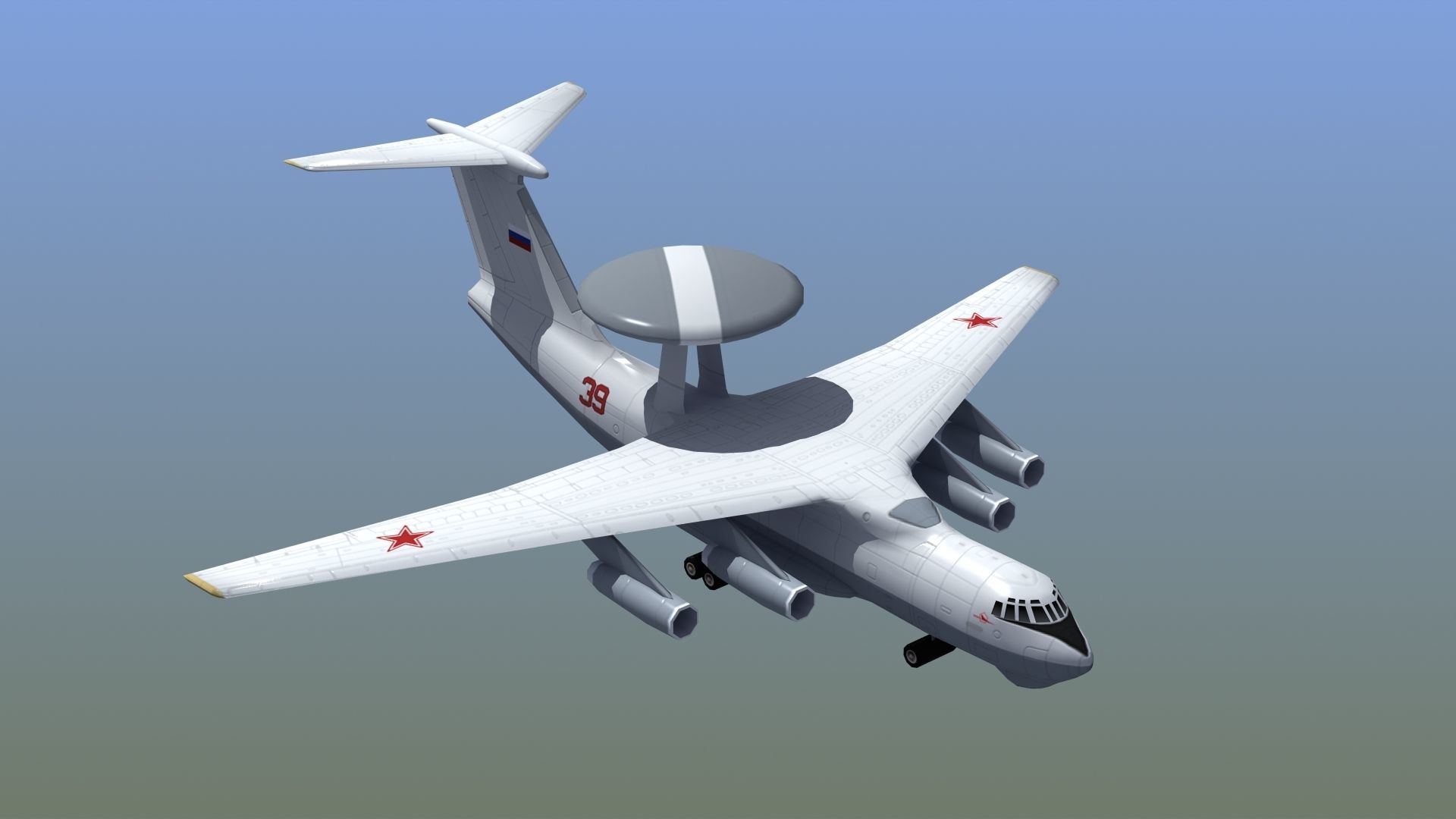 3D model A50 Mainstay AWACS LD1 VR / AR / low-poly | CGTrader