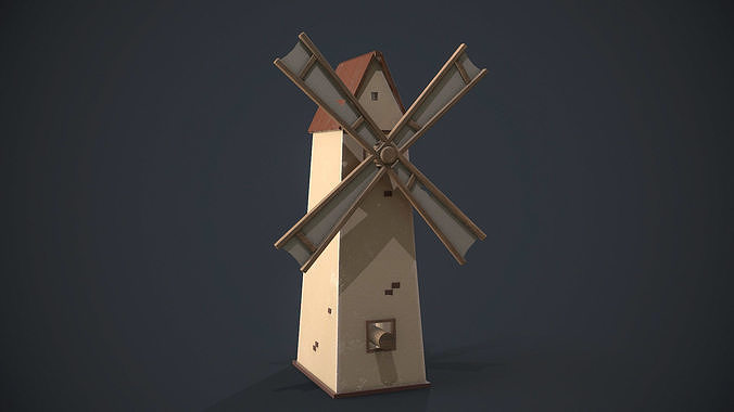 3D model StylizedWindmill VR / AR / low-poly | CGTrader