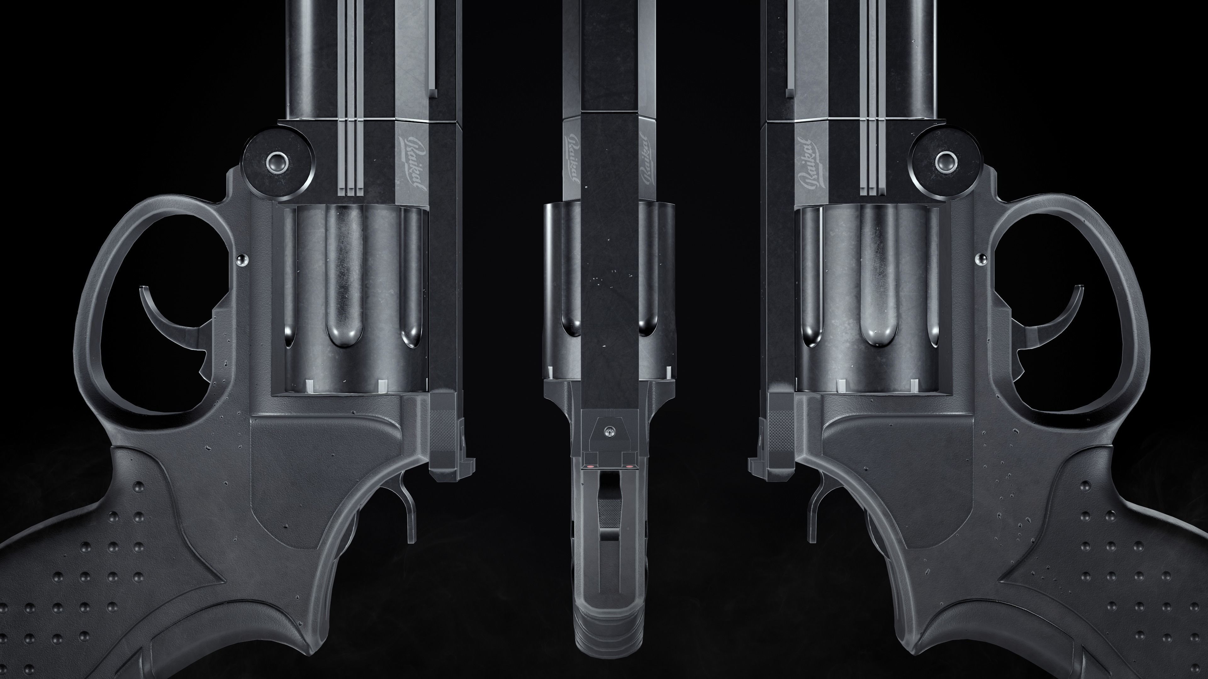 3D model MP-412 REX Game-ready VR / AR / low-poly | CGTrader