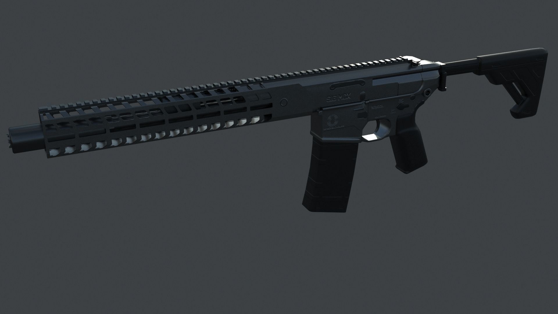 3D model SIG MCX Virtus VR / AR / low-poly | CGTrader