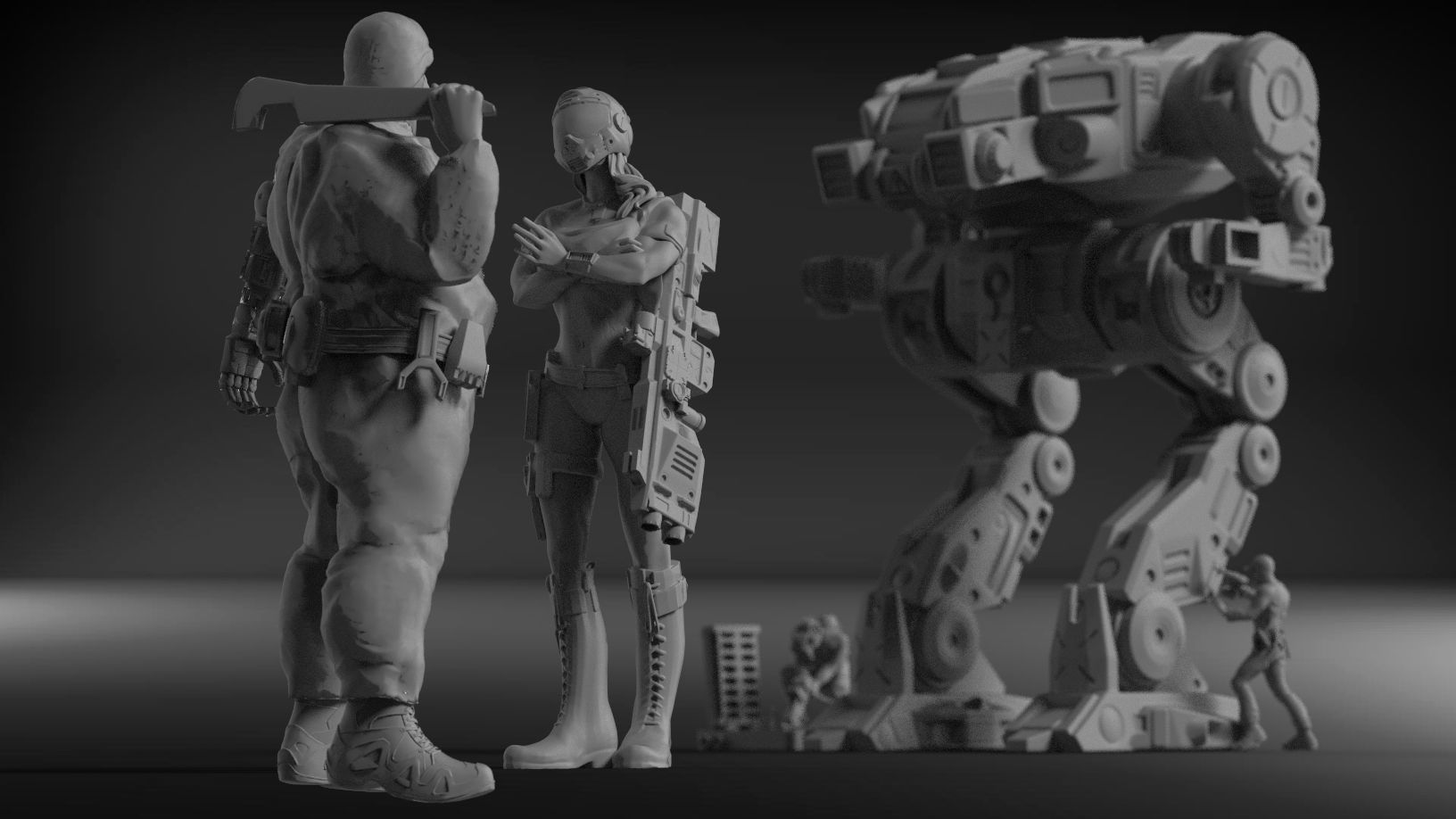 Pilot- Darkest Goat 3D model 3D printable | CGTrader