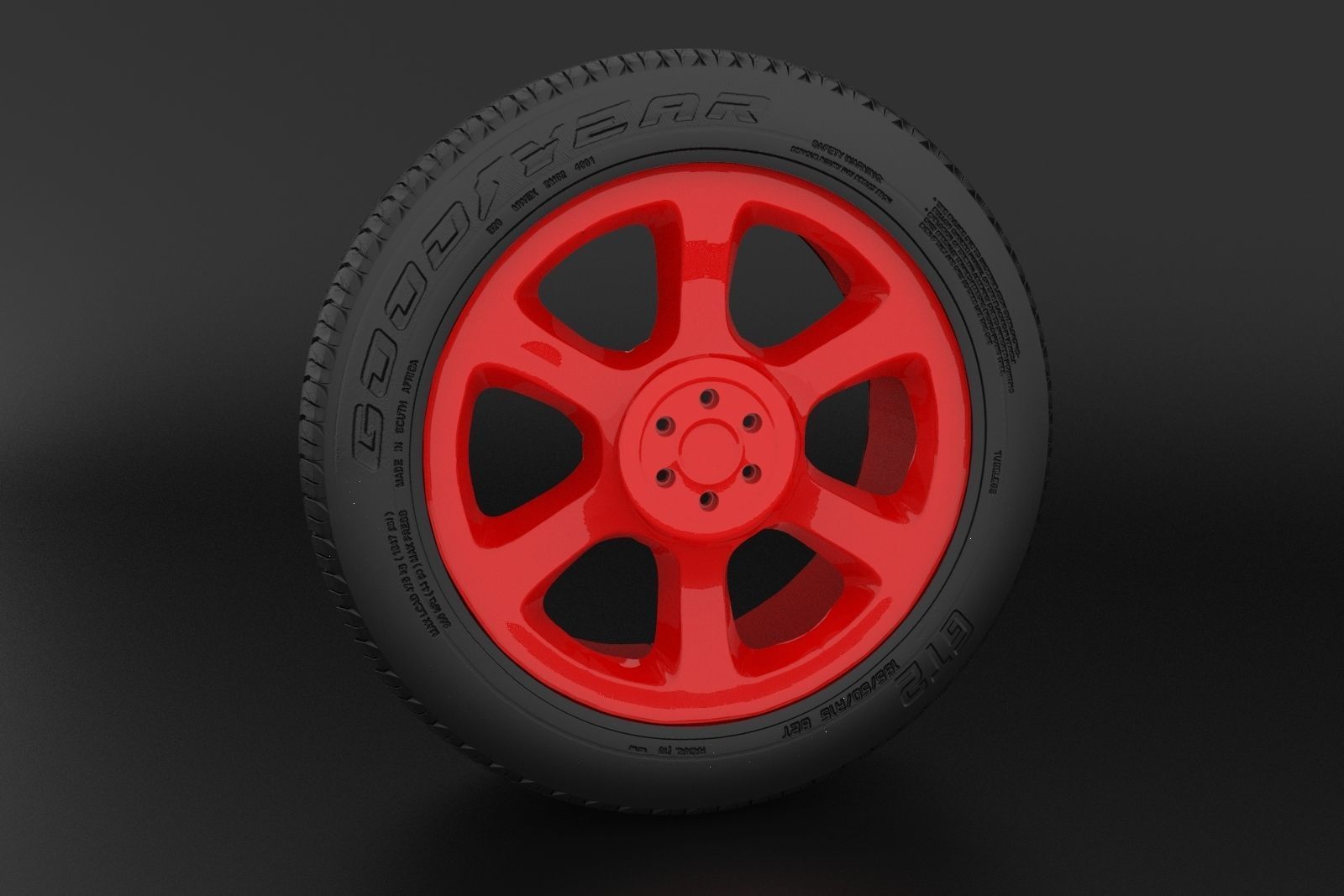 Gtr rims free 3D model | CGTrader