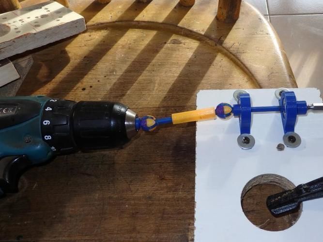 Spherical Gimbal - Cardanic Joint free 3D model 3D printable | CGTrader