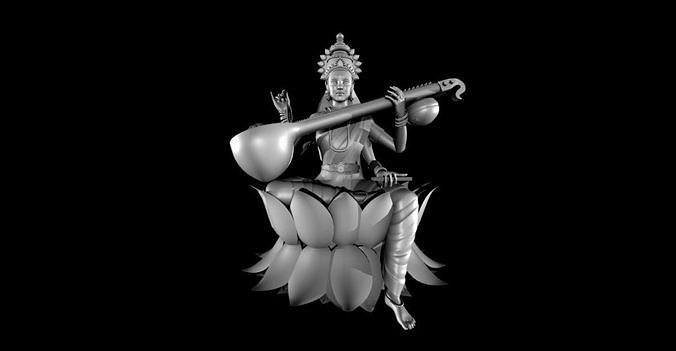 SARASWATHYD DEVI 3D MESH 3D model | CGTrader